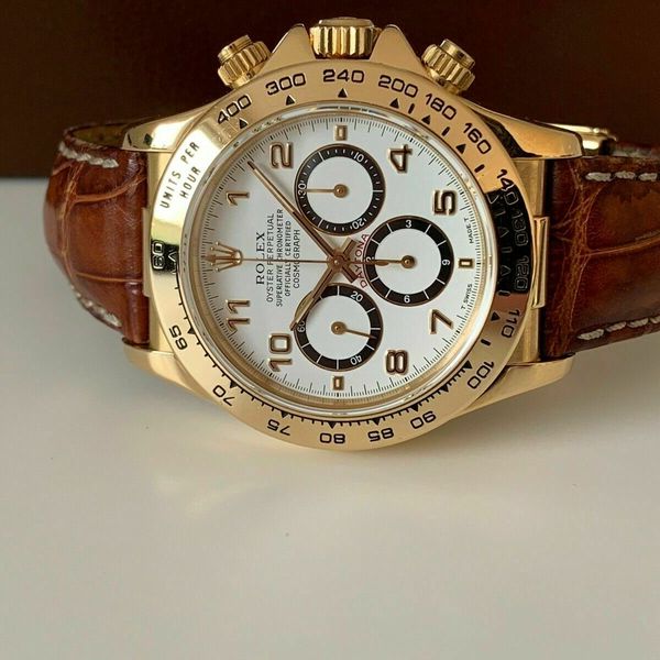 Rolex Daytona 16518 - 4030 Zenith movement - 18k gold - superb ...