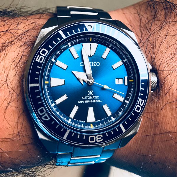 SEIKO SRPB09 PROSPEX BLUE LAGOON SAMURAI | WatchCharts Marketplace