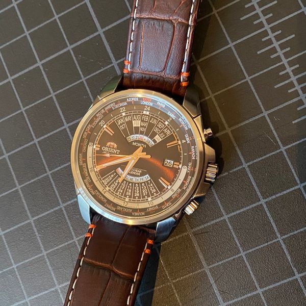 FS - Orient World Time/Multi-Year SEU0B004TH 45MM | WatchCharts Marketplace