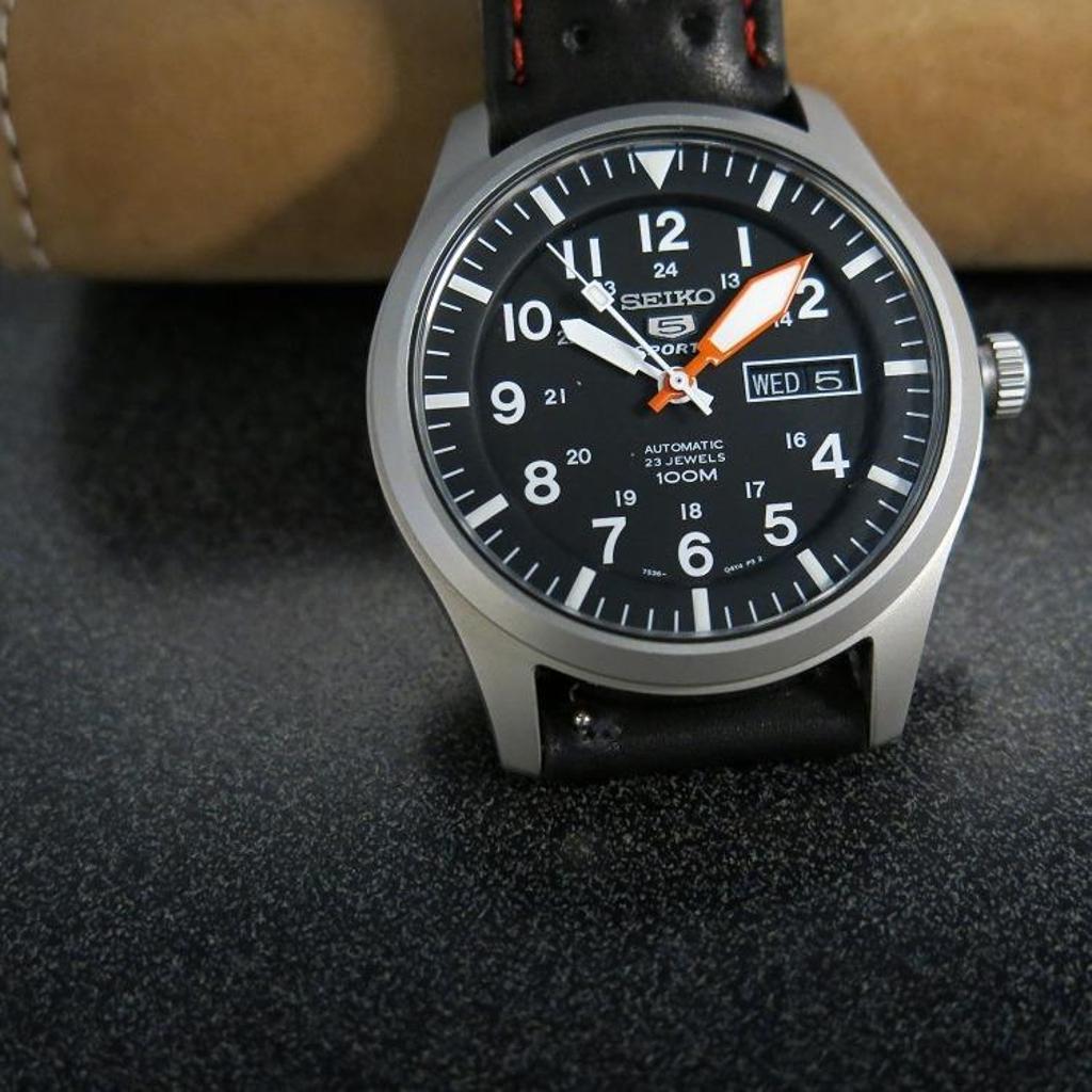 For sale or trade Seiko SNZG15 Military Timer with extra straps ...