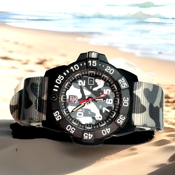 Luminox XS.3507.PH Camo 45mm Trident Navy Seal Military Watch ...