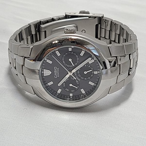 Classic CASIO Edifice EF-304 (1343) Stainless Steel 40mm Watch New ...