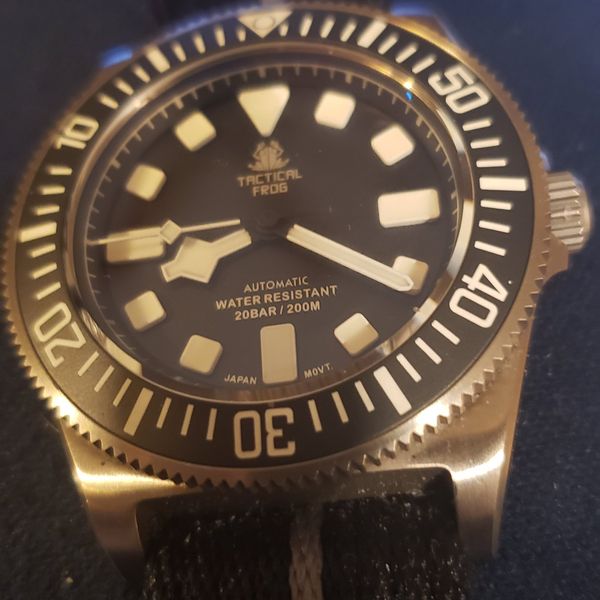 [$135 USD] FS: Tactical Frog Titanium FXD Dive Watch Black / Black ...