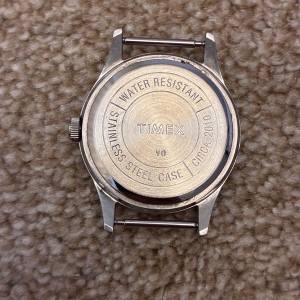 Timex J. Crew Circa 2010 Quartz Military Field Wristwatch NO WRISTBAND ...