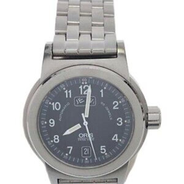 ORIS Big Crown 7500 Black Dial Day Date Automatic Men's Watch No BOX FS ...