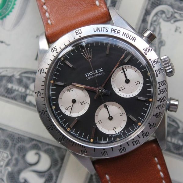 FS: 1963 Rolex Cosmograph Daytona ref.6239 Black w/MK1 UPH Bezel ...