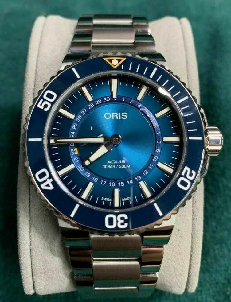 Oris Great Barrier Reef III Aqua Blue Dial Men Watch-Limited Edition ...