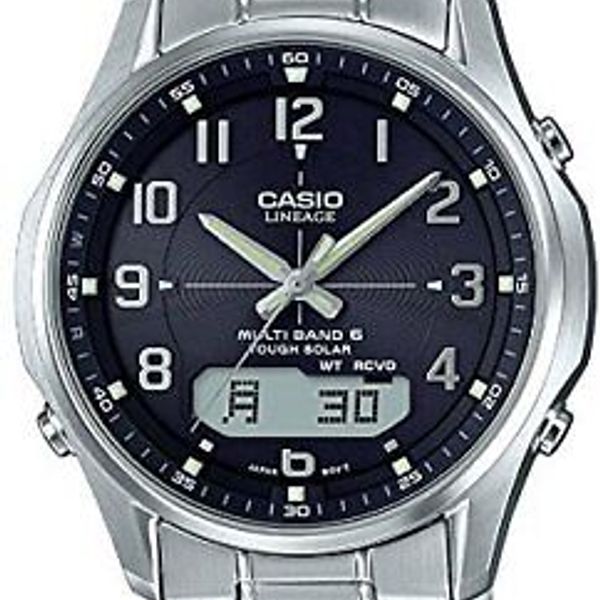 Casio Lineage LCW-M100DE-1A3JF Solar Atomic Radio Analog Digital Men`s ...