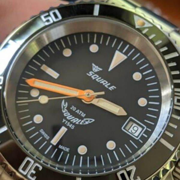 Squale 20 ATMOS Ferrovia Ceramic Dive Watch - 40mm, Automatic/ETA 2824 ...