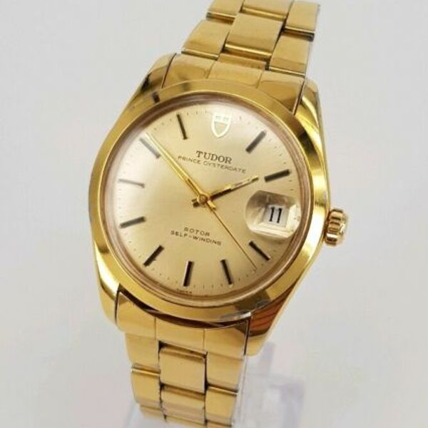 Tudor Prince Oysterdate watch Ref 7206 with Rolex 7835 Oyster Bracelet ...