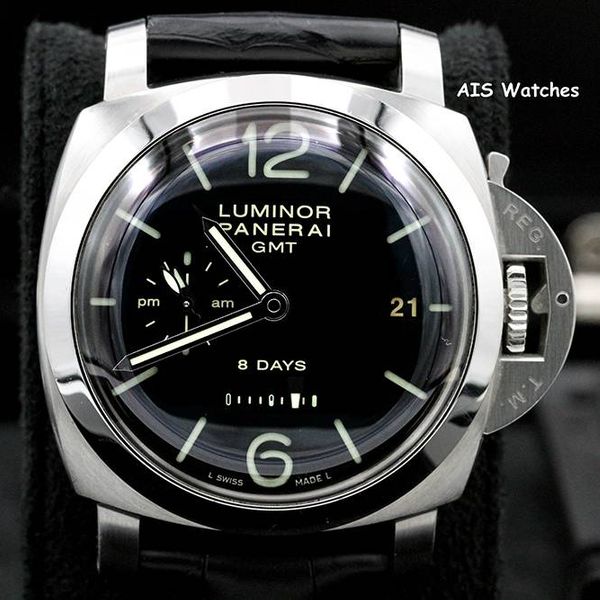 FSOT: Panerai PAM 233 Luminor GMT AM/PM Dial 1950 8Days SS 44MM ...