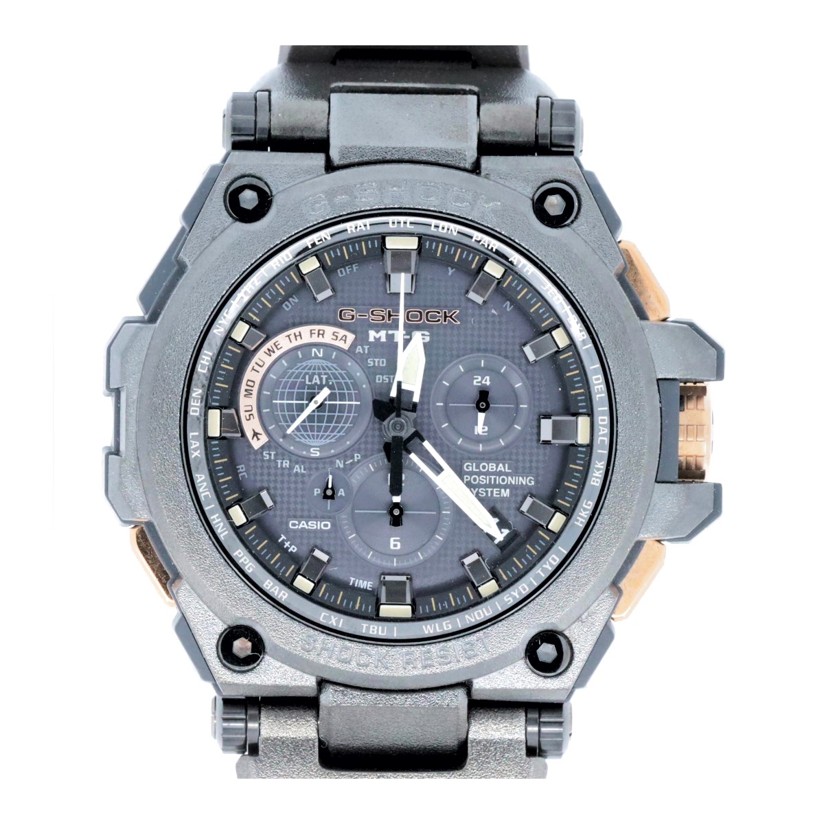 Shopping Marathon Limited Coupon [Used] Casio G-Shock MT-G GPS Hybrid Radio Solar MTG-G1000RB ...
