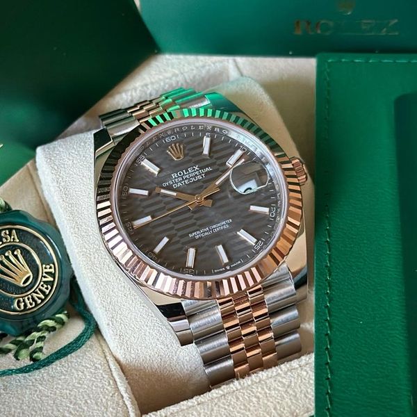 Rolex Datejust 41mm | 126331 Rhodium Motif Dial - Full Set ...