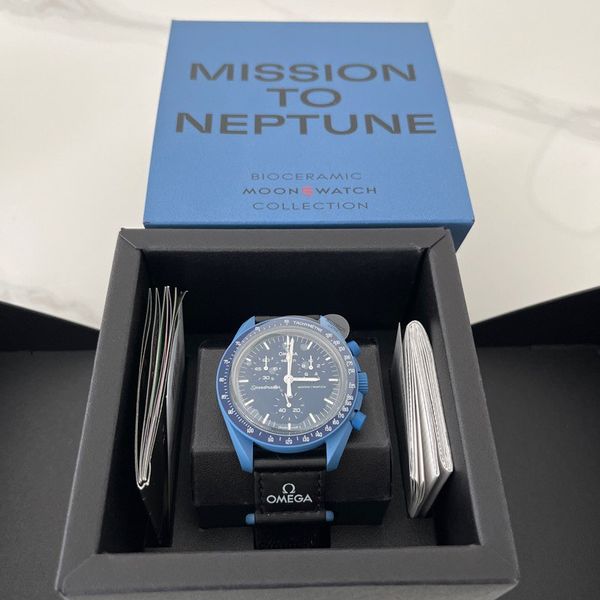 Swatch X Omega Mission To Neptune Moon Watch | WatchCharts Marketplace