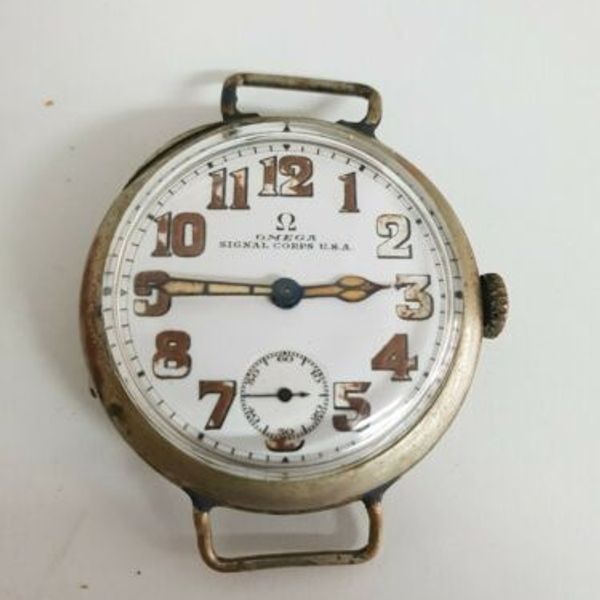 WW1 Military Omega Signal Corps Trench Watch With "Coming Home Box ...
