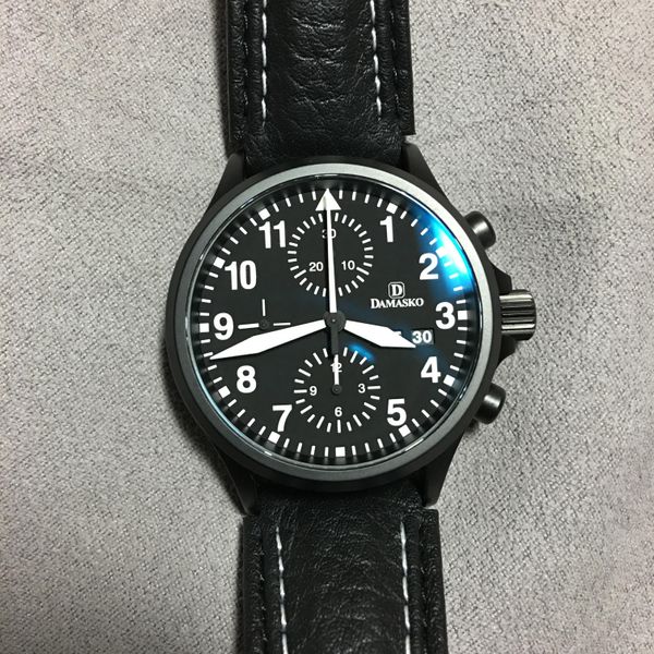 *SOLD* LNIB DAMASKO DC56 BLACK (TWO MONTHS OLD) | WatchCharts Marketplace