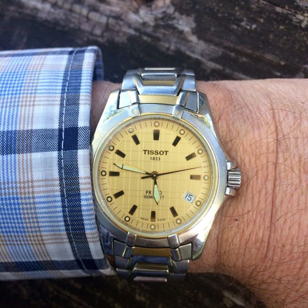 Tissot PR100 P660/760 Swiss ETA 955.112 Stainless-Steel Sapphire-Crystal Men's | WatchCharts ...