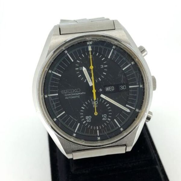 1972 Seiko 6138-3009 Jumbo Chronograph 42mm Automatic Day/Date Black ...