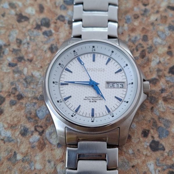 Seiko SII J. Springs 21 Jewels Automatic Exhibition Back Y676B (7S26 ...