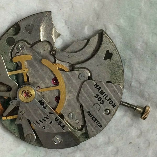 Hamilton 505 Electric, Non-Running Movement. | WatchCharts Marketplace