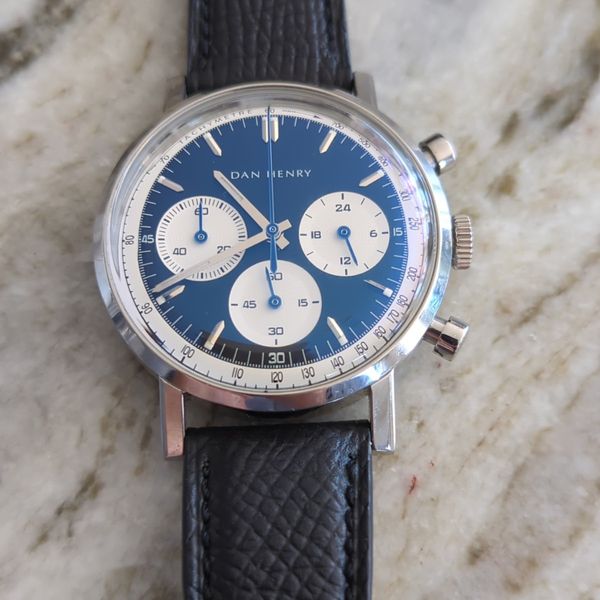 Dan Henry 1964 Limited Edition Chronograph Panda Dial Mint Unworn 38mm ...