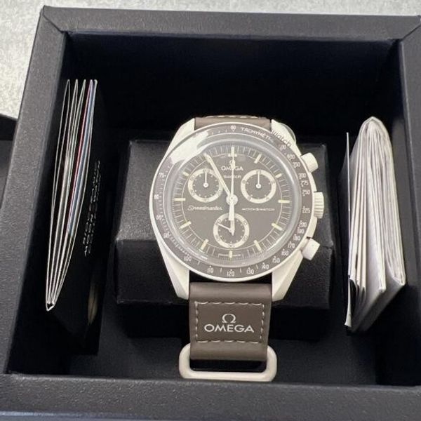 Swatch x Omega Moonswatch Mission on Earth - Desert Watch - With Box ...