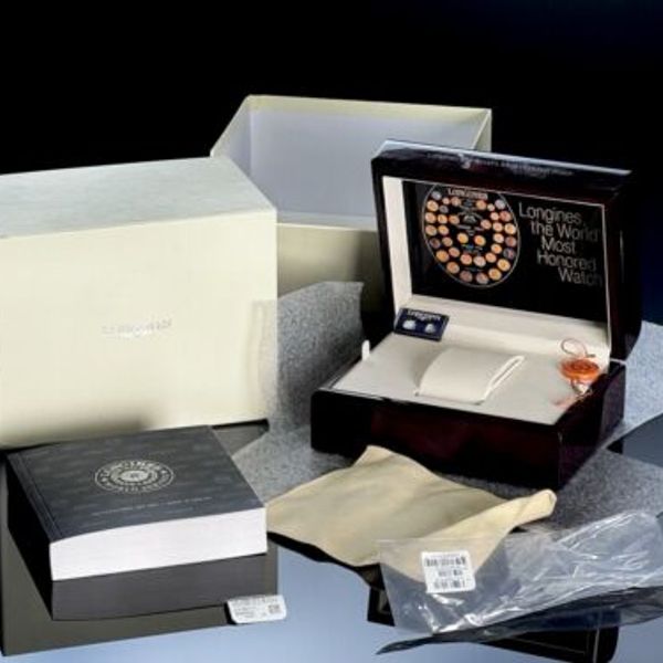 Longines Master Collection Automatic Moonphase GMT Watch Box only ...