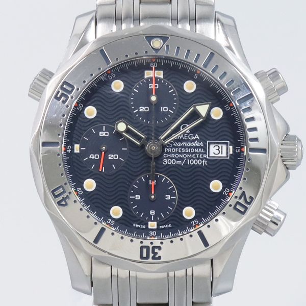Kawasaki store [Omega] Seamaster 300/Divers Chronograph/Ref.2598.80/w ...