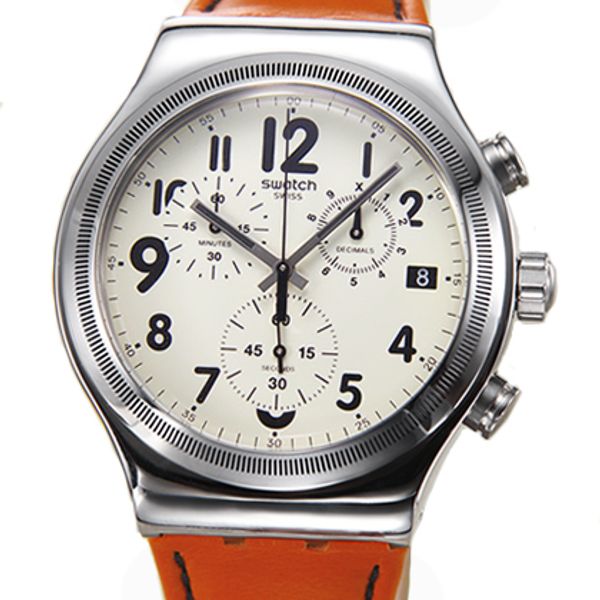 Swatch watch SWATCH men's watch IRONY CHRONO LEBLON YVS408 [easy tomorrow] | WatchCharts Marketplace