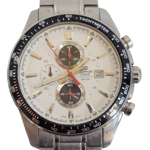 Casio Edifice Chronograph Stainless Steel Watch Tachymeter [Spares ...