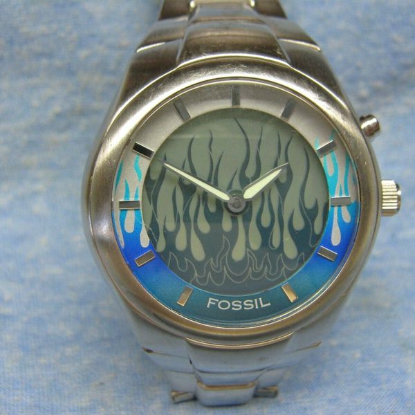 Men's FOSSIL "Big Tic" Water Resistant Watch JR-8222 w/ New Batteries ...