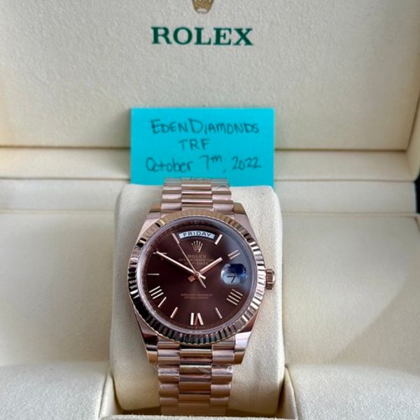 FS: Rolex DayDate 40 - 228235 - Chocolate Dial - CHEAPP! | WatchCharts ...