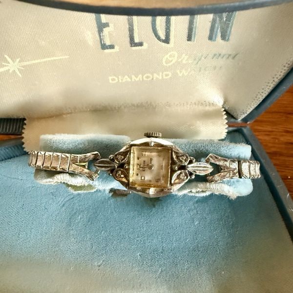 Vintage Lady Elgin Ladies Wrist Watch 10 K RGP Bezel | WatchCharts ...
