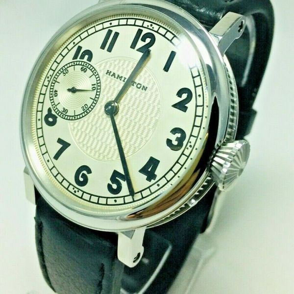 Hamilton 912 Wristwatch. 17 jewels. Pocket watch movement conversion ...