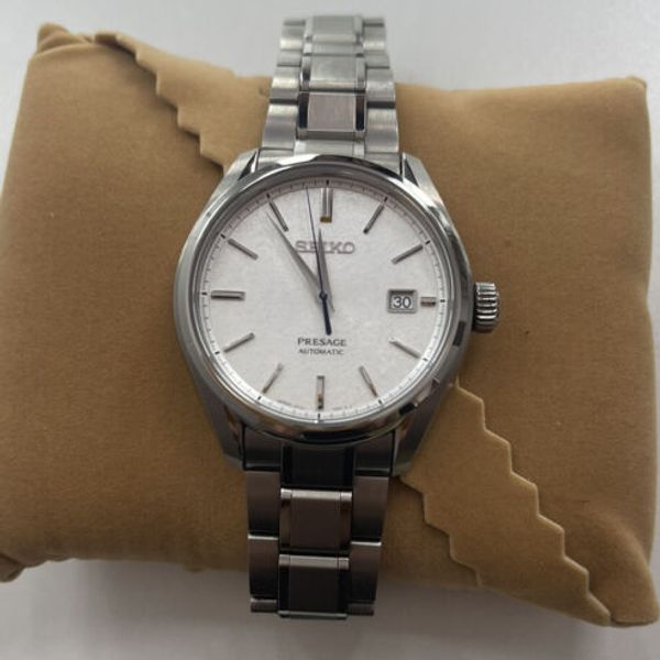 Seiko Presage Silver Men's Watch - SARX055 | WatchCharts