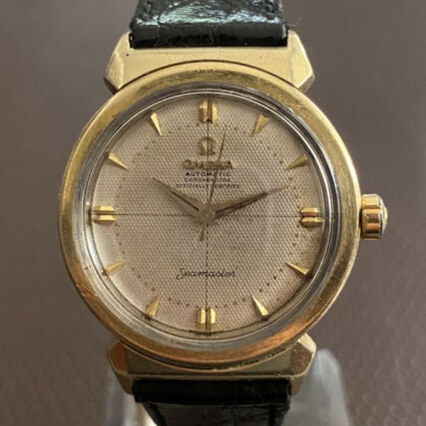 Omega Seamaster Honeycomb Chronometer Automatic 14350-2SC Hooded Lug ...