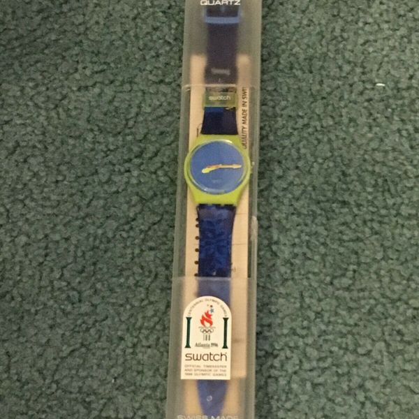 Swatch Watch 1996 Atlanta Olympics Rare Volunteer / Staff New/NEVER ...
