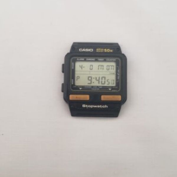 Vintage 211 S-50W CASIO Stop Watch Digital Style New Battery ...