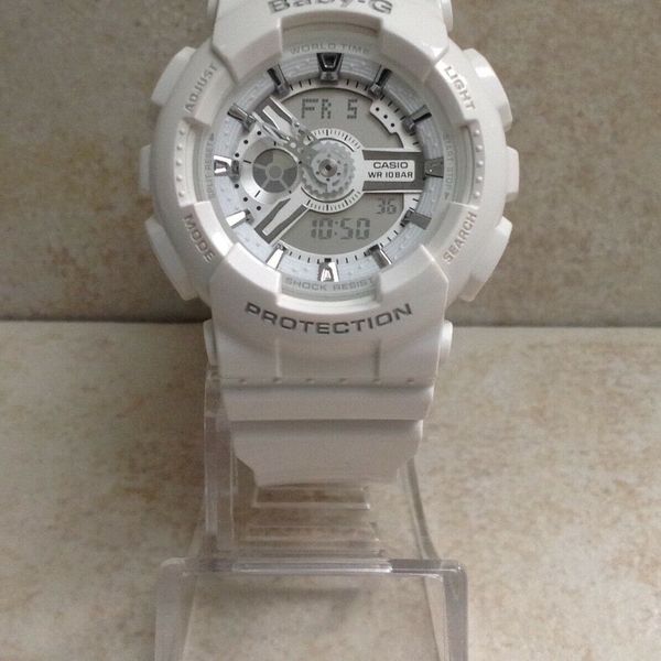 CASIO BABY-G SHOCK BA-110-7A3 (5338) CLASSIC ANALOG & DIGITAL DISPLAY ...