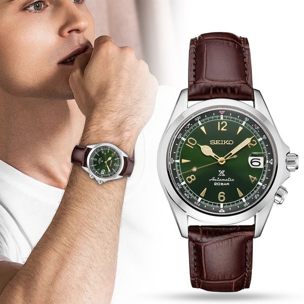 Seiko Men's Watch Calendar Leather Automatic Quartz Gift Watches ...