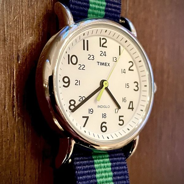 Timex Weekender 38mm Watch - NATO Slip Strap - Indiglo- Field Style ...