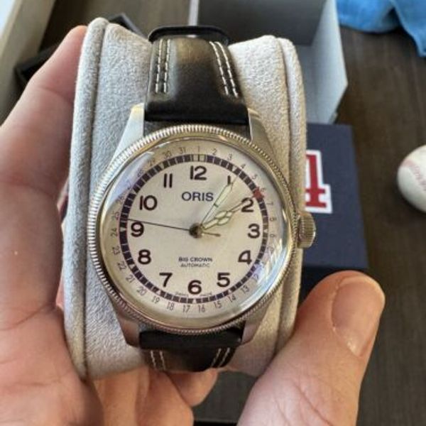 Oris Big Crown Hank Aaron Limited Edition Men's Watch 01 754 7785 4081 ...