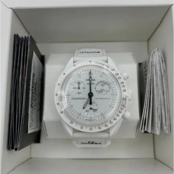 New Swatch x Omega Moonswatch Mission to the Moonphase Watch - With Box ...