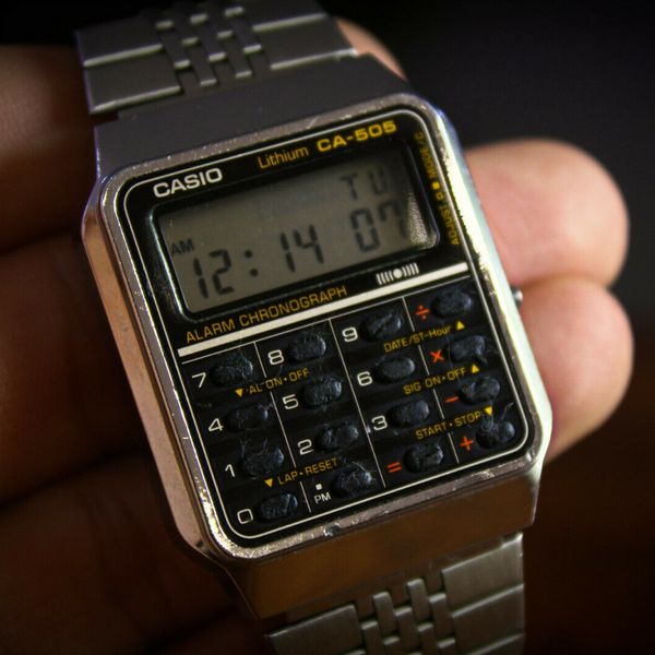 CASIO Lithium CA-505 437, WATCH, UHR, LCD, QUARTZ, DIGITAL, CALCULATOR ...