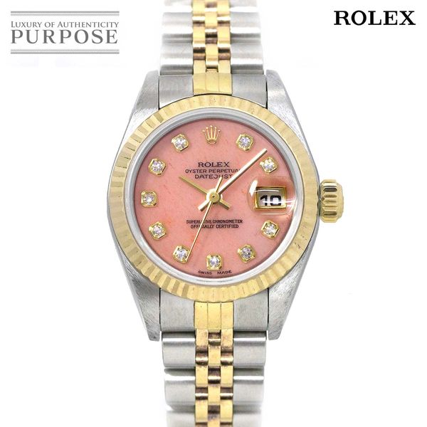 Rolex ROLEX Datejust Combination 79173OPG K No. Ladies Watch 10P ...