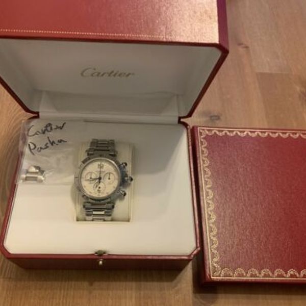 Cartier Pasha Automatic Chronograph 2113 Watch Caliber 205 Frederic ...