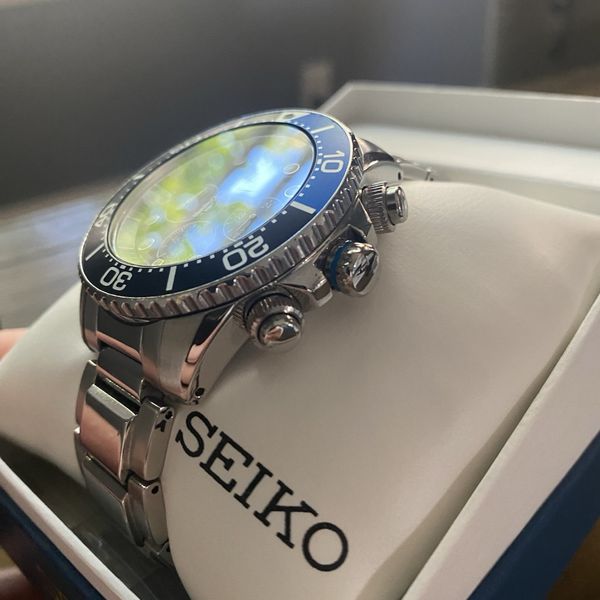 Seiko Prospex Men's Black Watch - SSC017 | WatchCharts Marketplace