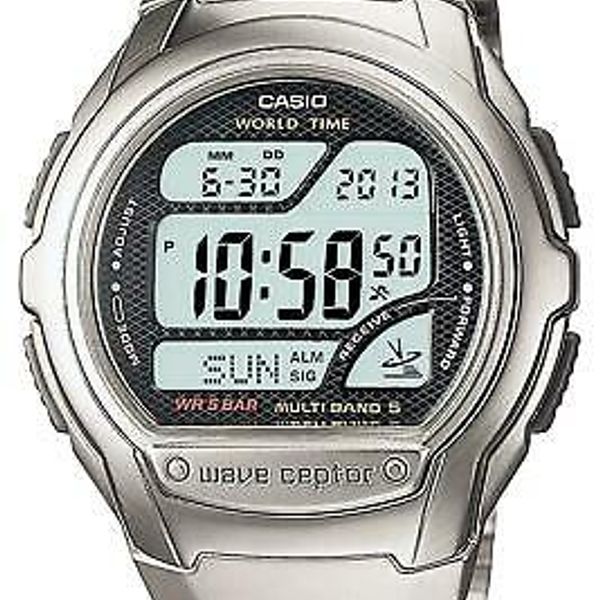 CASIO WAVE CEPTOR WV-58DJ-1AJF Solar Radio Men's Watch Multiband 6 ...