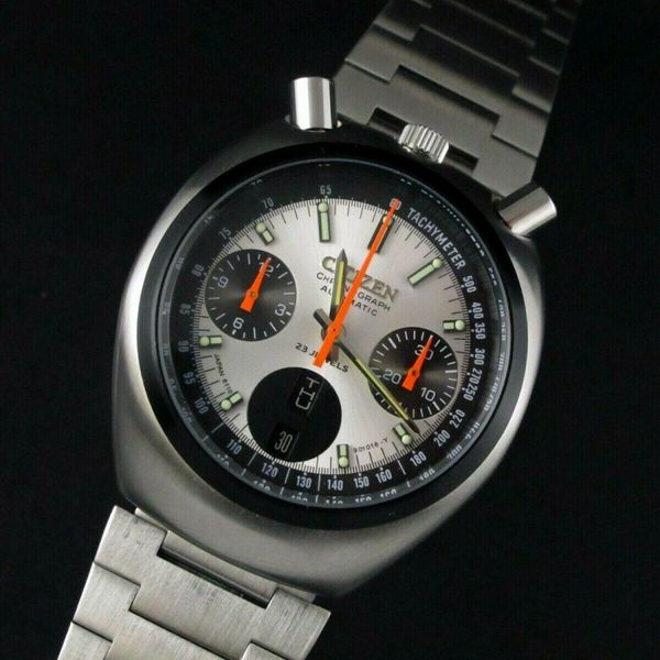 RARE VINTAGE CITIZEN BULLHEAD CHRONOGRAPH AUTOMATIC EXCELLENT | WatchCharts