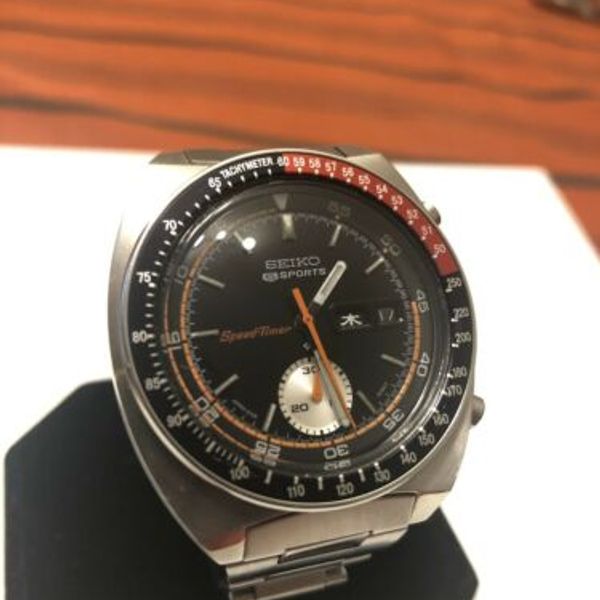 Beautiful & Rare SEIKO 5 SPORTS SPEED-TIMER Chronograph Ref 6139-6032 ...